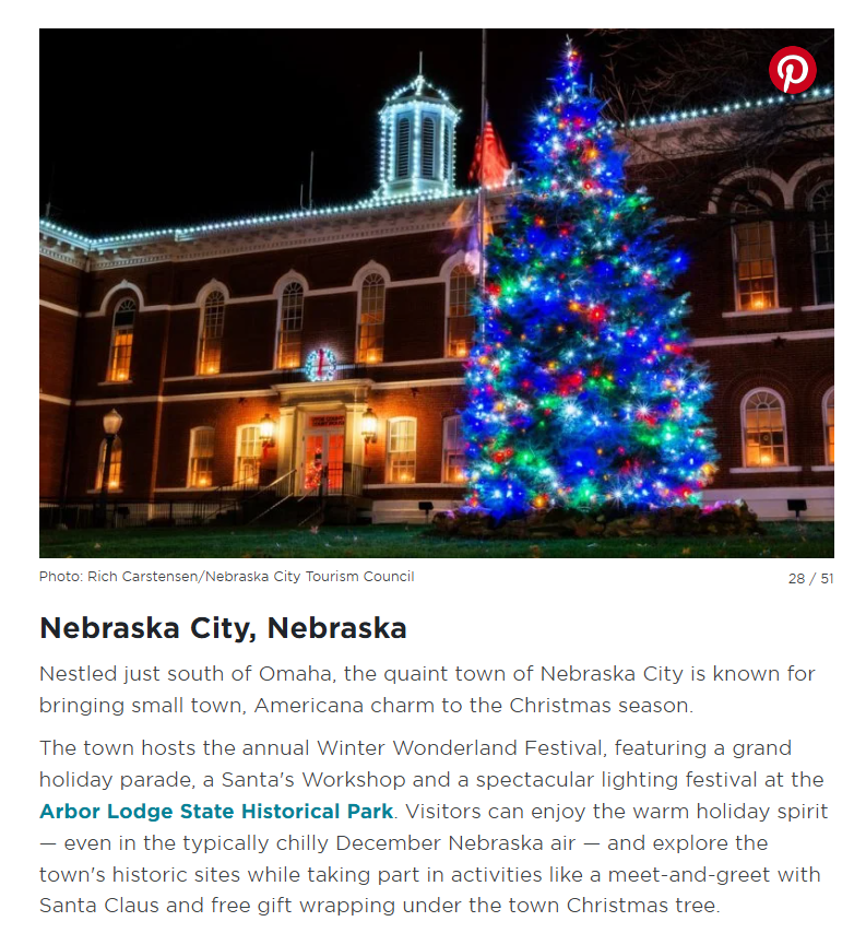 Our 50 Favorite Small Towns to Visit for Christmas | VisitNebraska.com
