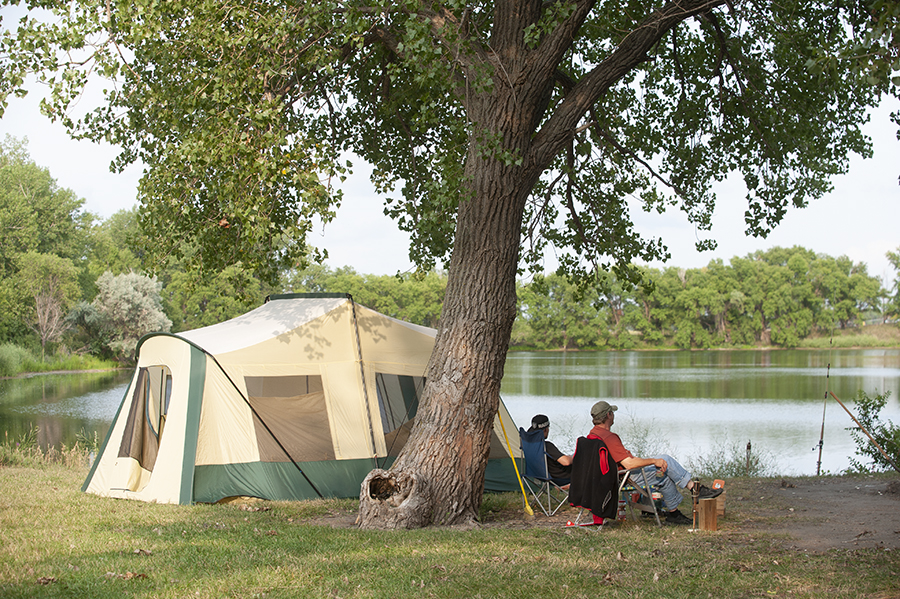 Campgrounds, Sandy Channel State Recreation Area (Elm Creek ...